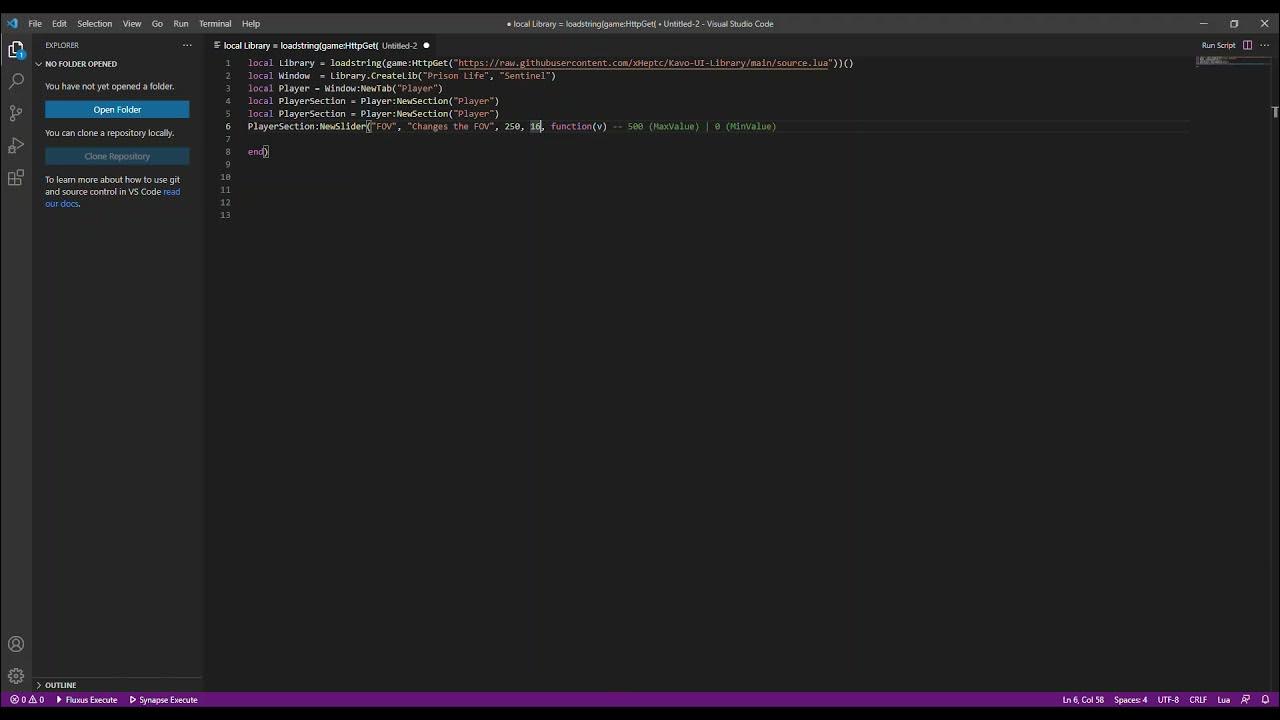Roblox Exploiting Ep# 1 How to change FOV UI Library - YouTube