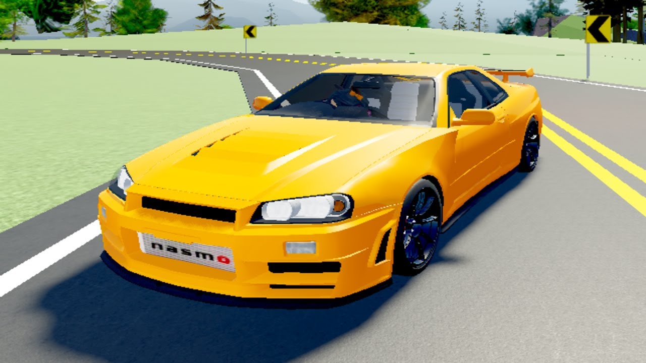 Skyline R34 Drift | Driving Empire - YouTube