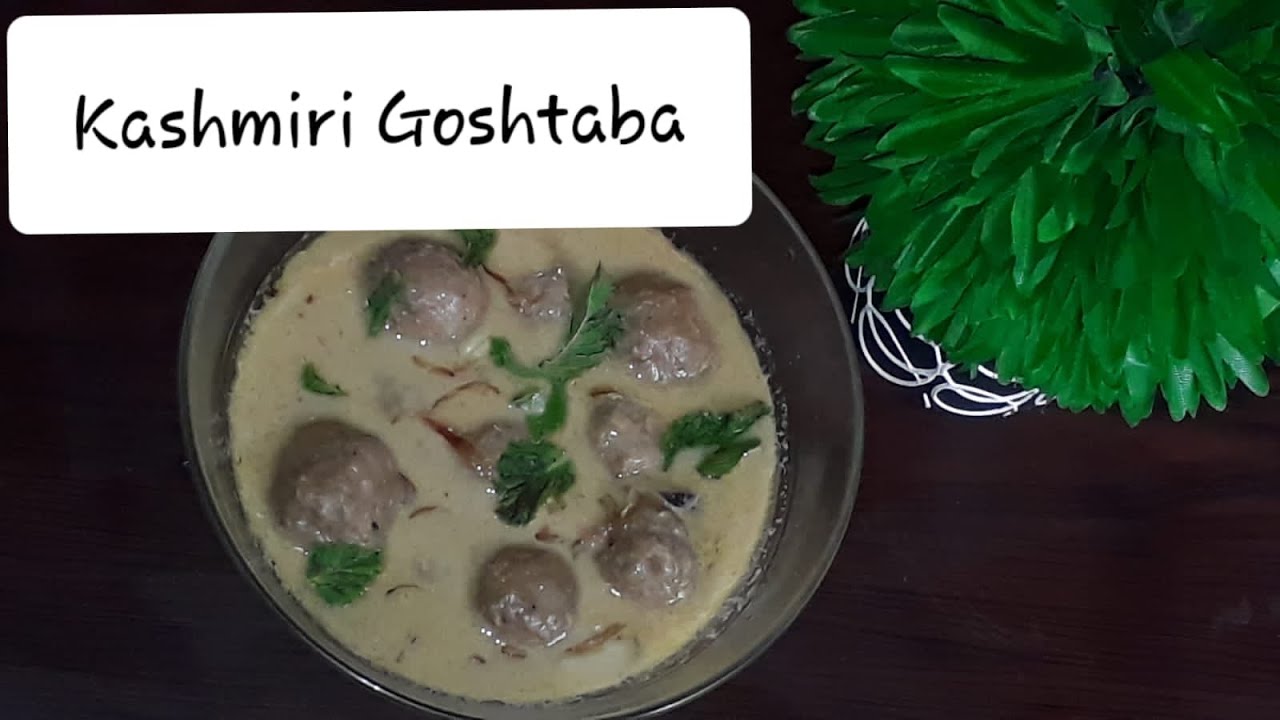 Eid Special Goshtaba recipe||Wazwan Special Dish||Meat Balls with ...