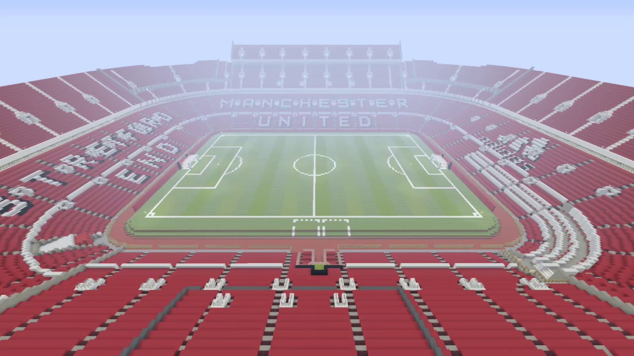 Minecraft Old Trafford Progress [5] - YouTube