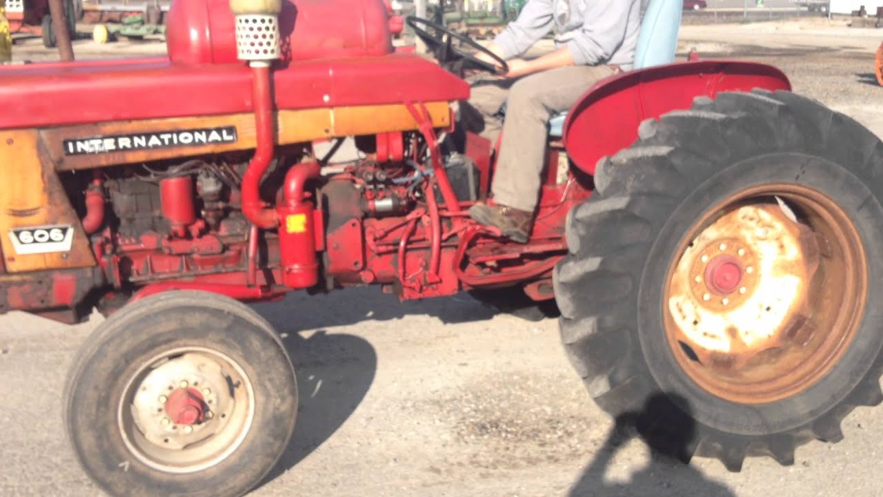 1962 INTERNTIONAL 606 LP TRACTOR - YouTube