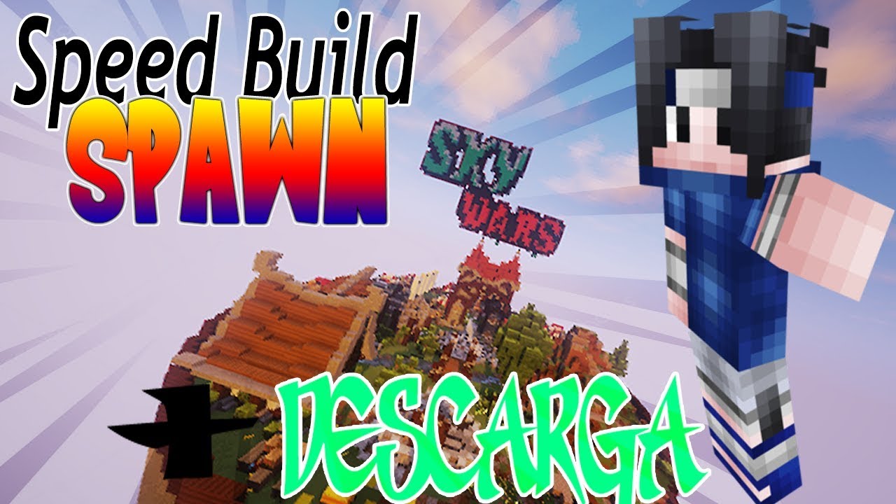 MINECRAFT: SPEED BUILD + DOWNLOAD | SPAWN SKYWARS #1 - YouTube