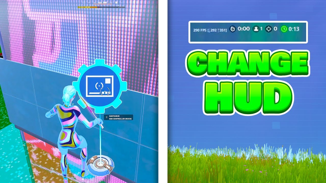 How to Change your HUD in Fortnite Creative (2 MINS) - YouTube