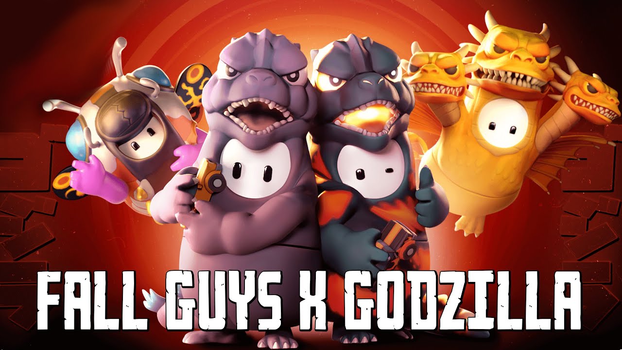 Godzilla x Fall Guys Store Items | Showcasing All the Skins ...