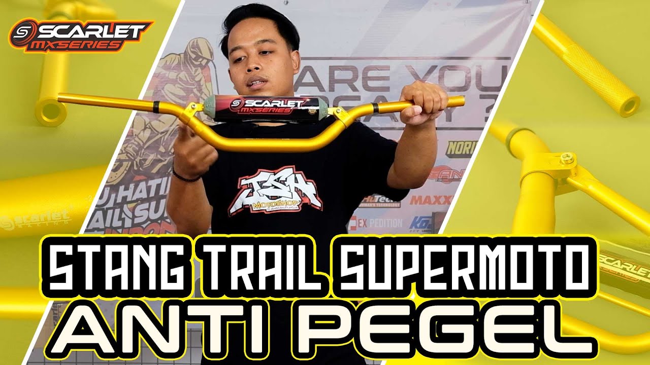 REVIEW STANG TRAIL SUPERMOTO TWINWALL SCARLET TEBAL 6 MM | STANG ...