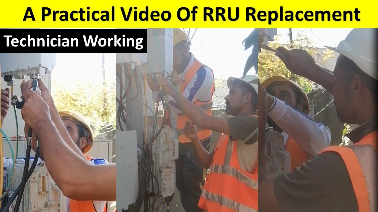 A Practical Video Of R8862A RRU Replacement || New RRU Installation ...