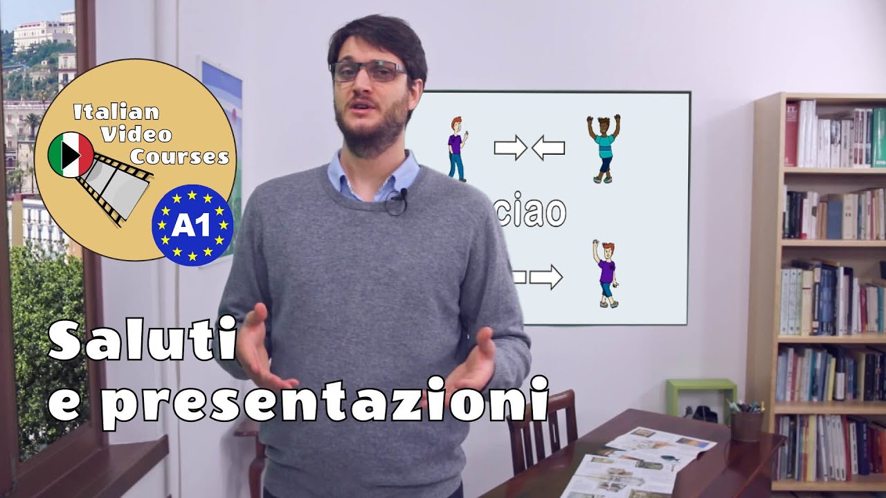 Lezione di italiano #2: Saluti e presentazioni - sub [ IT | PT | EN ...