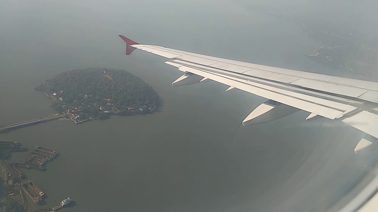 Goa view From Flight woooow Amazing - YouTube