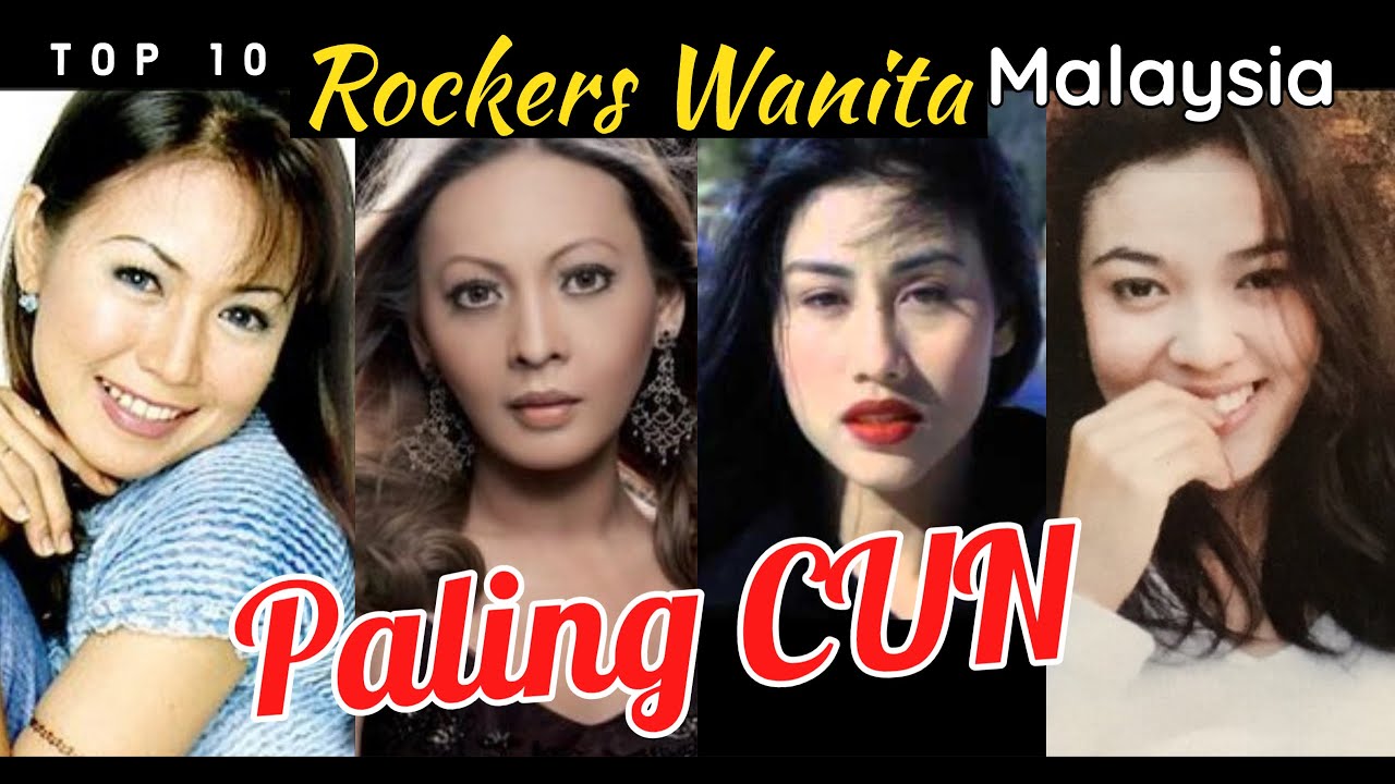 TOP 10 ROCKERS Wanita Malaysia PALING CUN - YouTube