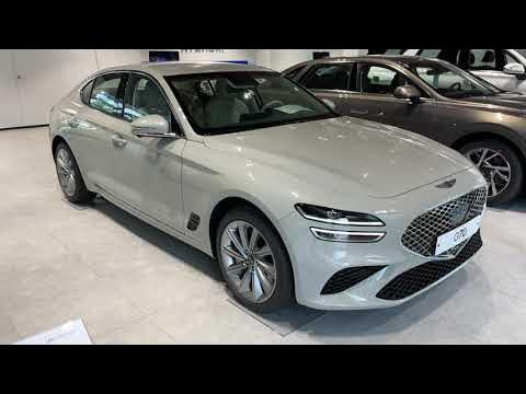 2023 제네시스 G70 2차 페이스 리프트 바트나 그레이 색상 - YouTube