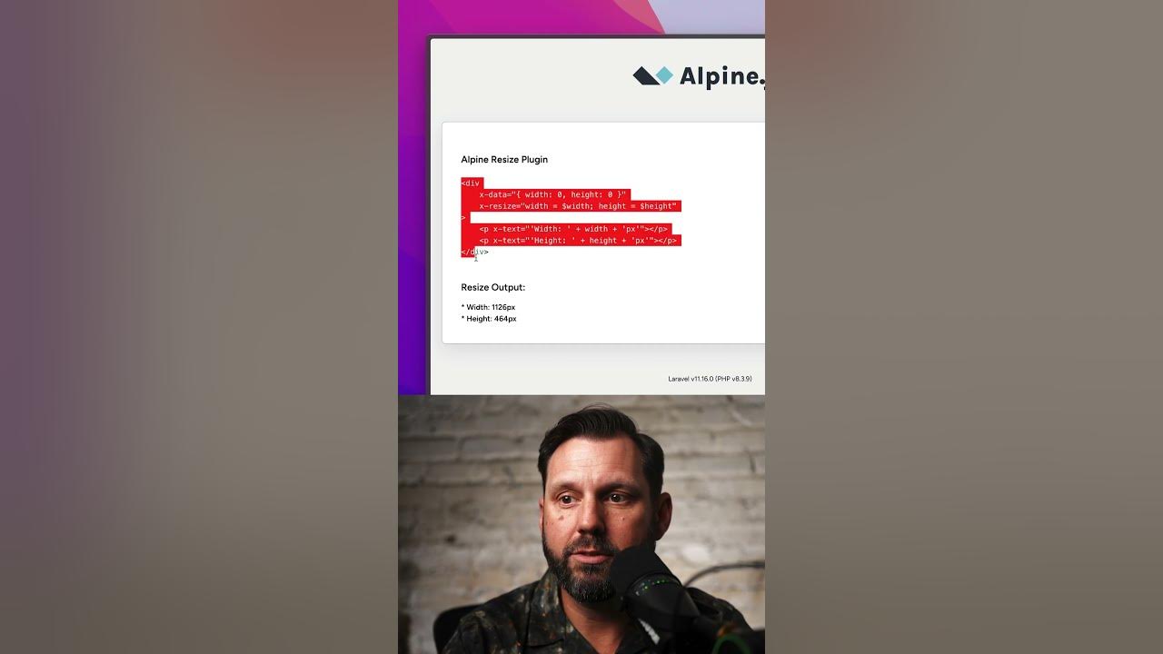 🚀 Just In: Caleb Porzio, creator of Alpine.js, released a resize plugin ...