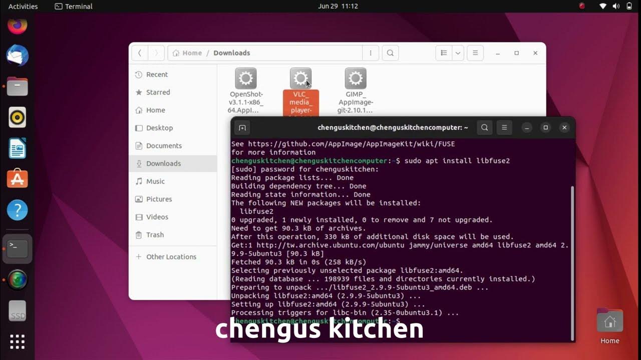 fix cannot open appimage in Ubuntu 22 04 error loading libfuese so 2 - YouTube