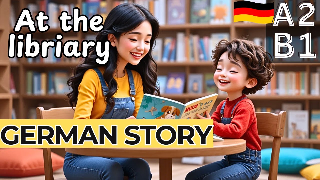Learn German Fast With This Fun Library Story! A2-B1 LEVEL GERMAN - YouTube
