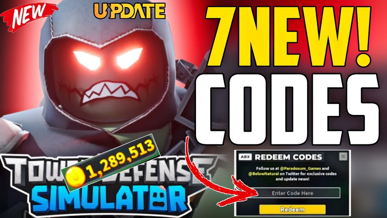 *NEW UPDATE *TOWER DEFENSE SIMULATOR ROBLOX CODES 2024 ! TOWER DEFENSE ...