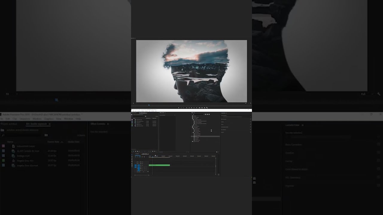 Double Exposure In Premiere Pro adobe adobepremierepro premierepro Double Exposure In Premiere Pro adobe adobepremierepro premierepro