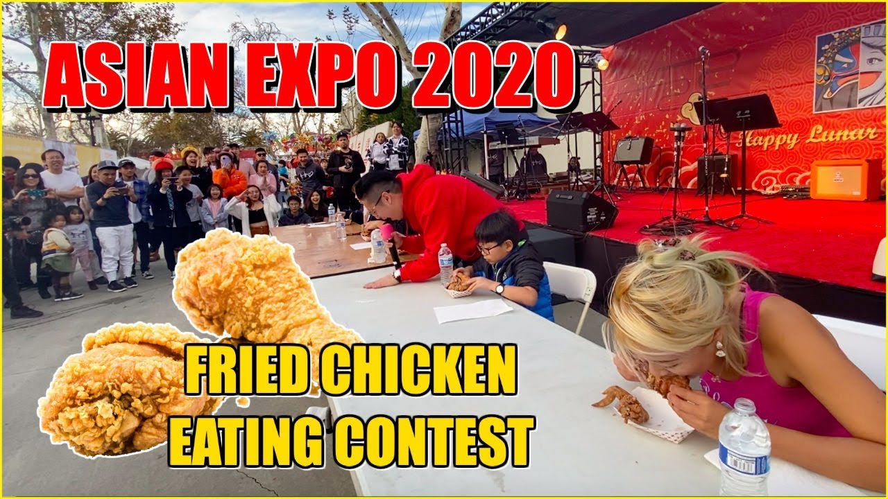 Fried Chicken Eating Contest!!! Asian Expo 2020 Day 1 ft.Wreckless ...