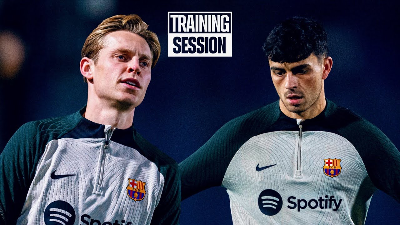 FRENKIE DE JONG BACK AT TRAINING | FC Barcelona training 🔵🔴 - YouTube
