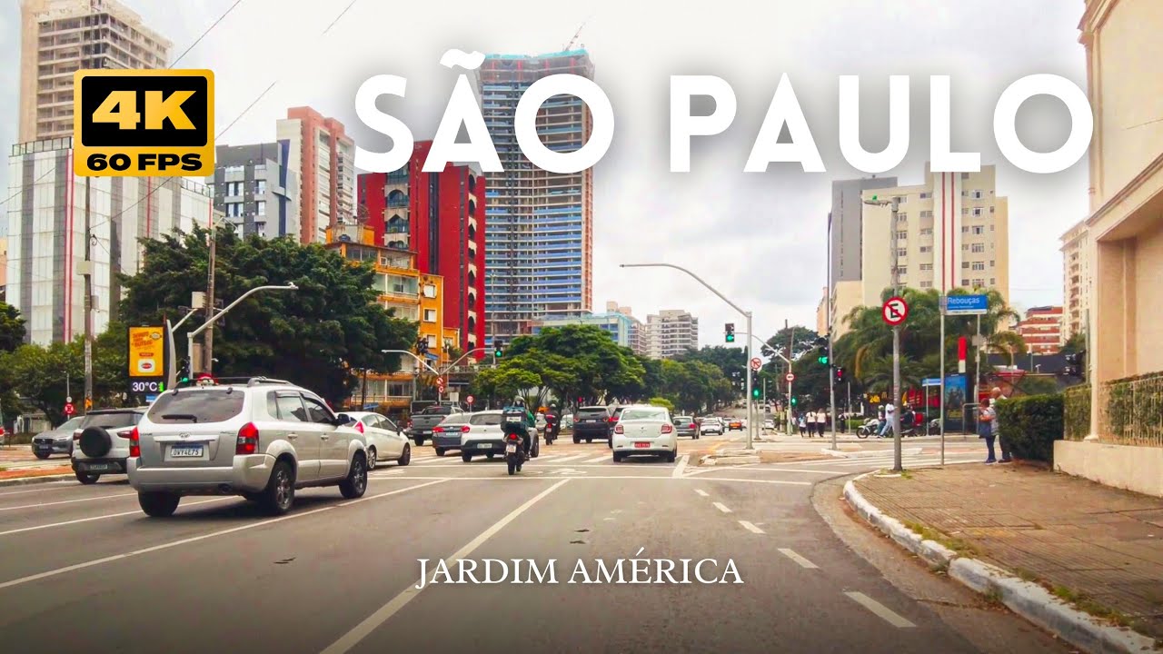 Jardim América, São Paulo, Zona Oeste, Driving Tour 4K - YouTube