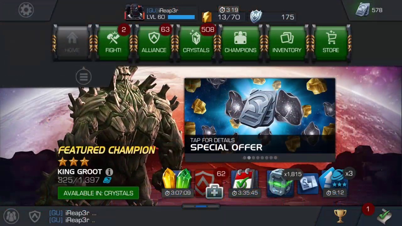 Mcoc: Current Mastery Setup (5/12/17) - YouTube