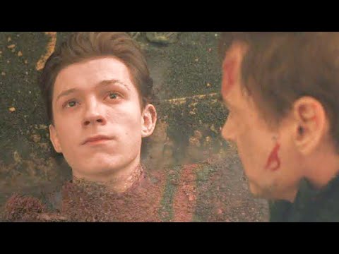 AVENGERS: INFINITY WAR ,Spider-Man death scene \