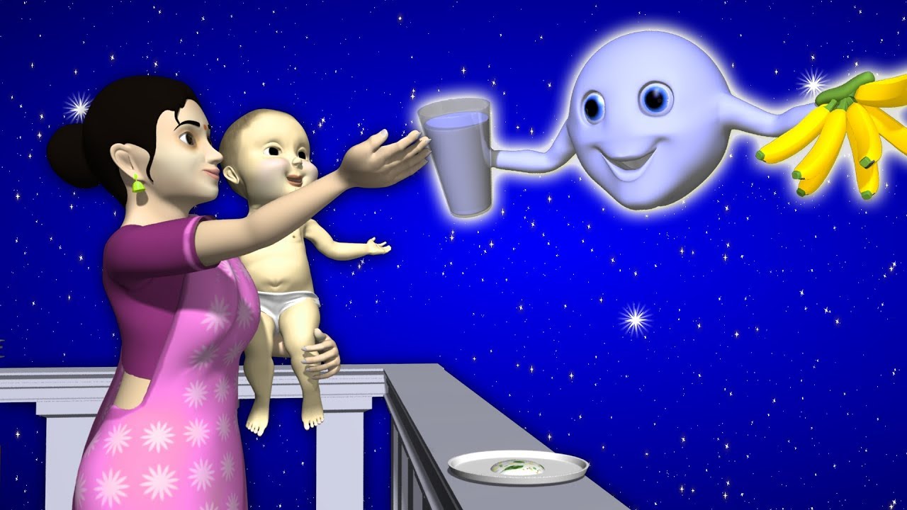 Chanda Mama Door Ke -Popular Hindi Rhymes for Children - YouTube
