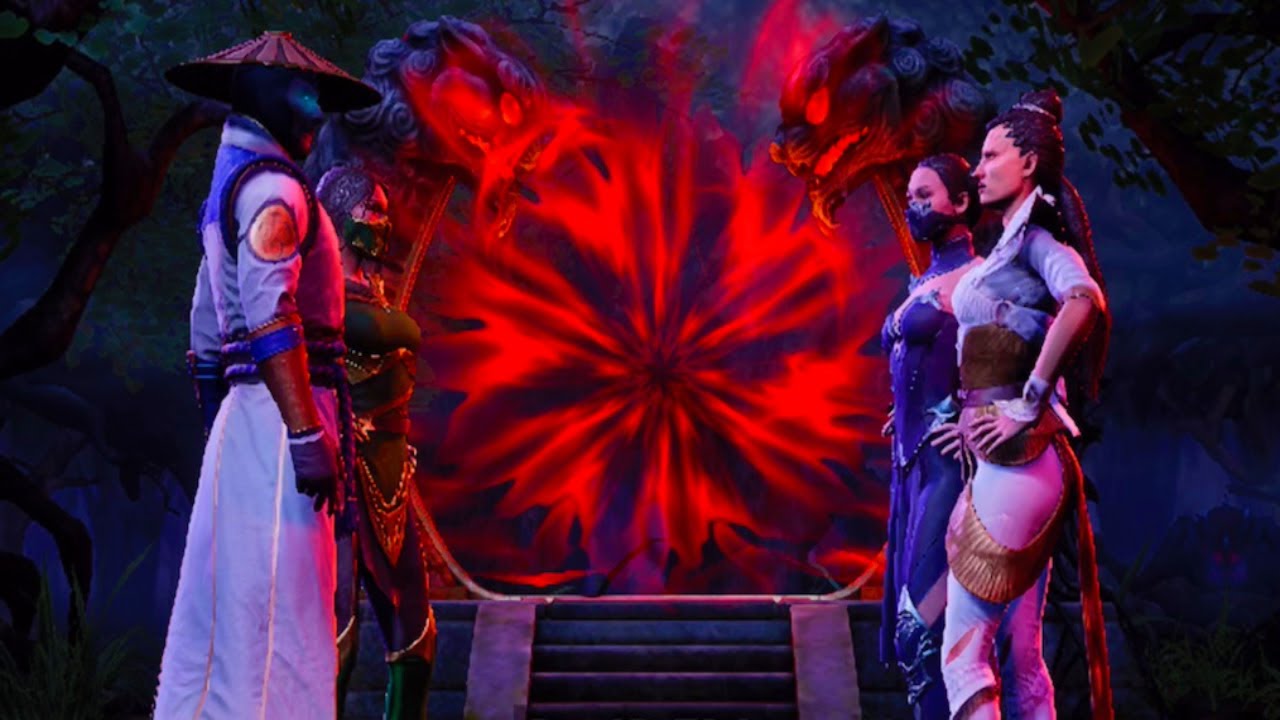 MK1 Ashrah meets God Raiden Scene 4K HD - MORTAL KOMBAT ONSLAUGHT - YouTube