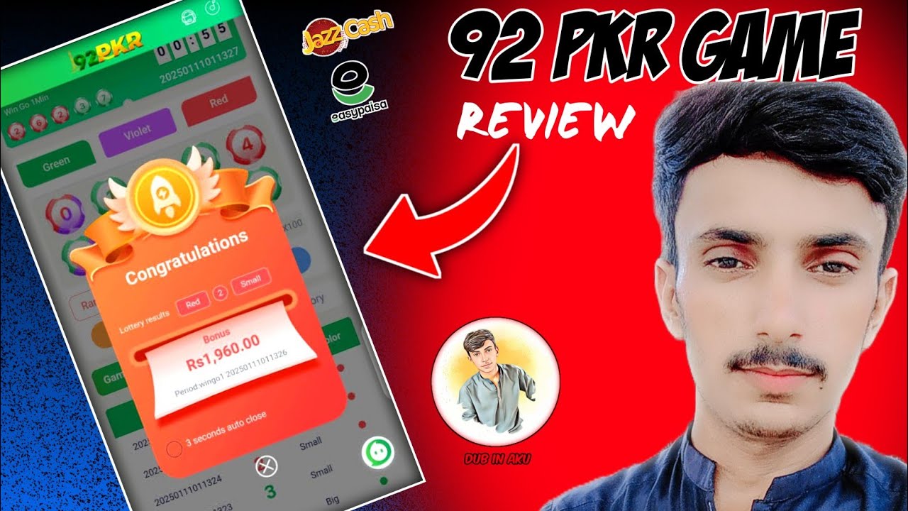 92Pkr Wingo Game Full Review|| 92pkr Kaise khelein | 92pkr Winning Tricks| 92club Game - YouTube
