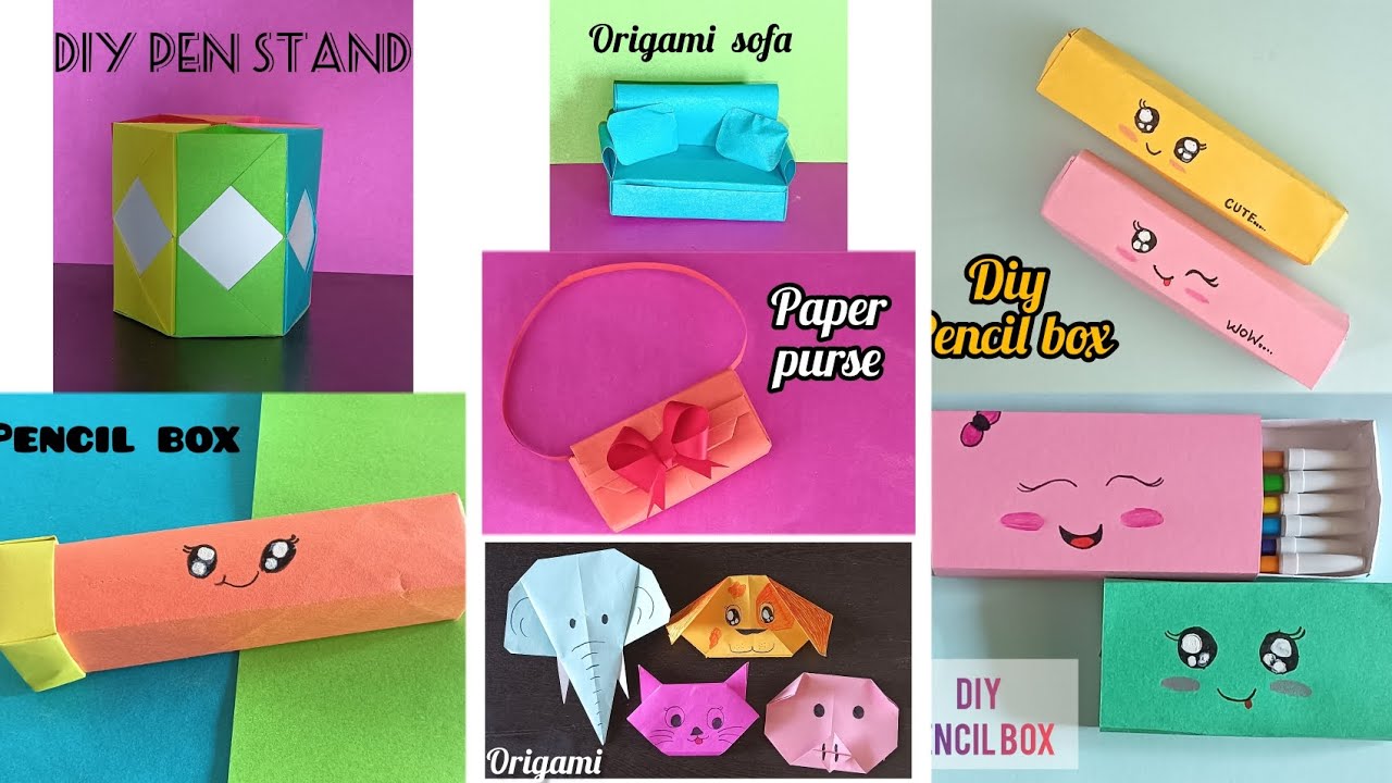 😉Crafts when you are bored/Easy paper crafts / origami - YouTube
