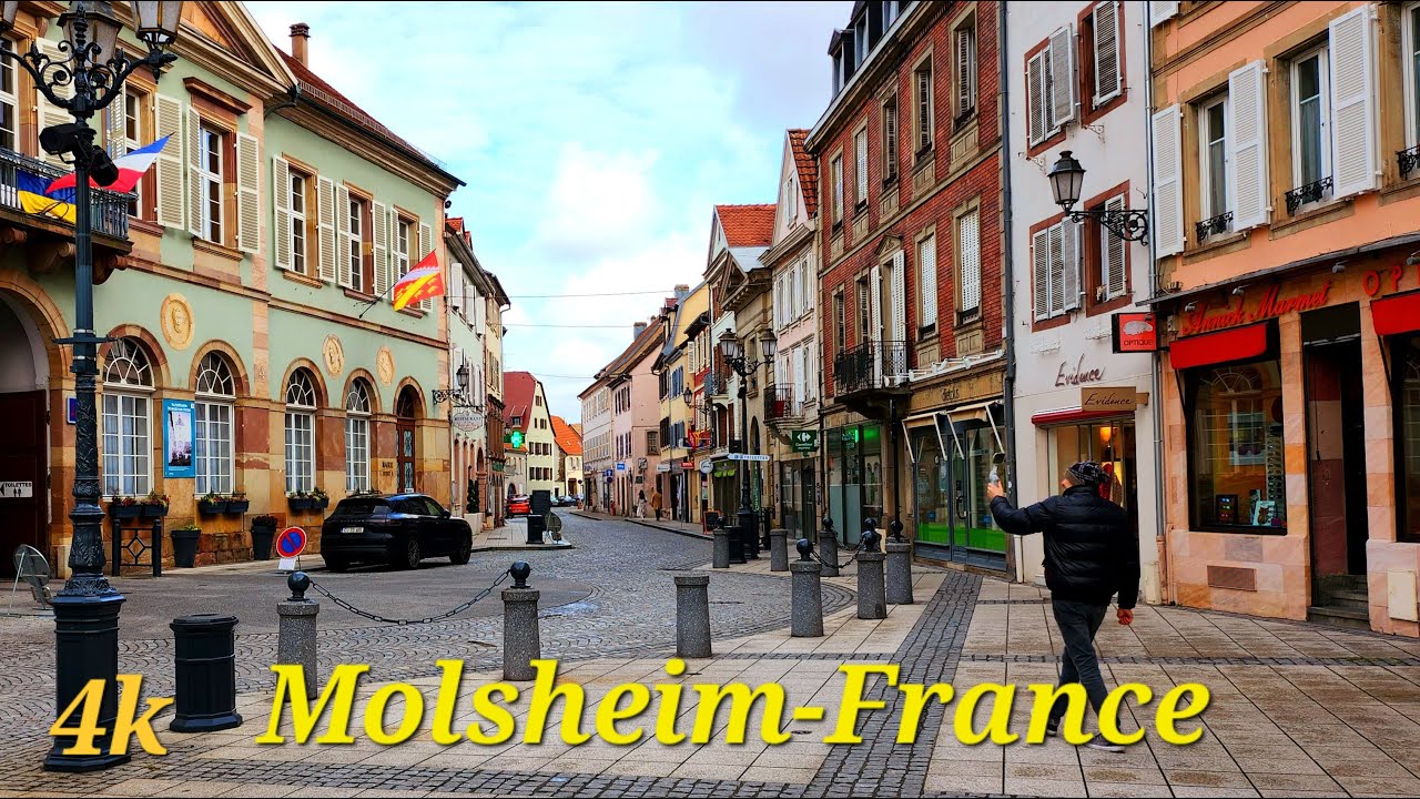 Molsheim- Alsace- France- walking tour - YouTube