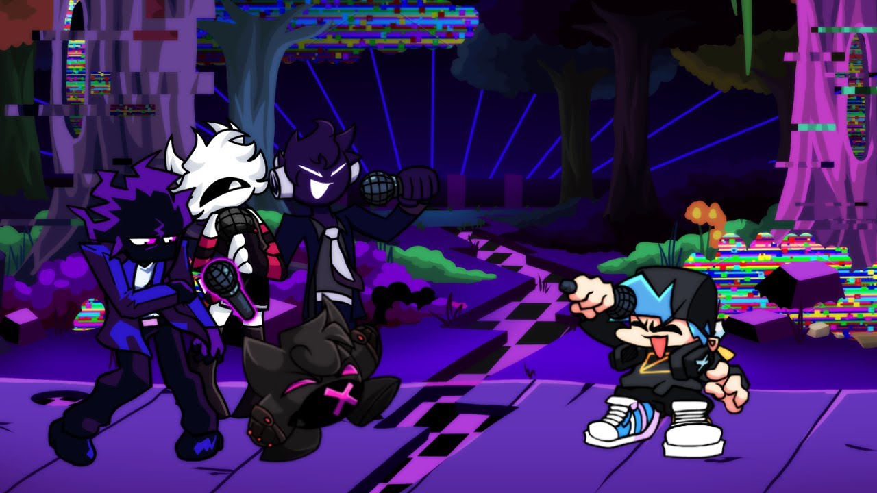 Intertwined EX (Ash, Cerbera, Void & Psychic VS BF) | FNF Mix - YouTube