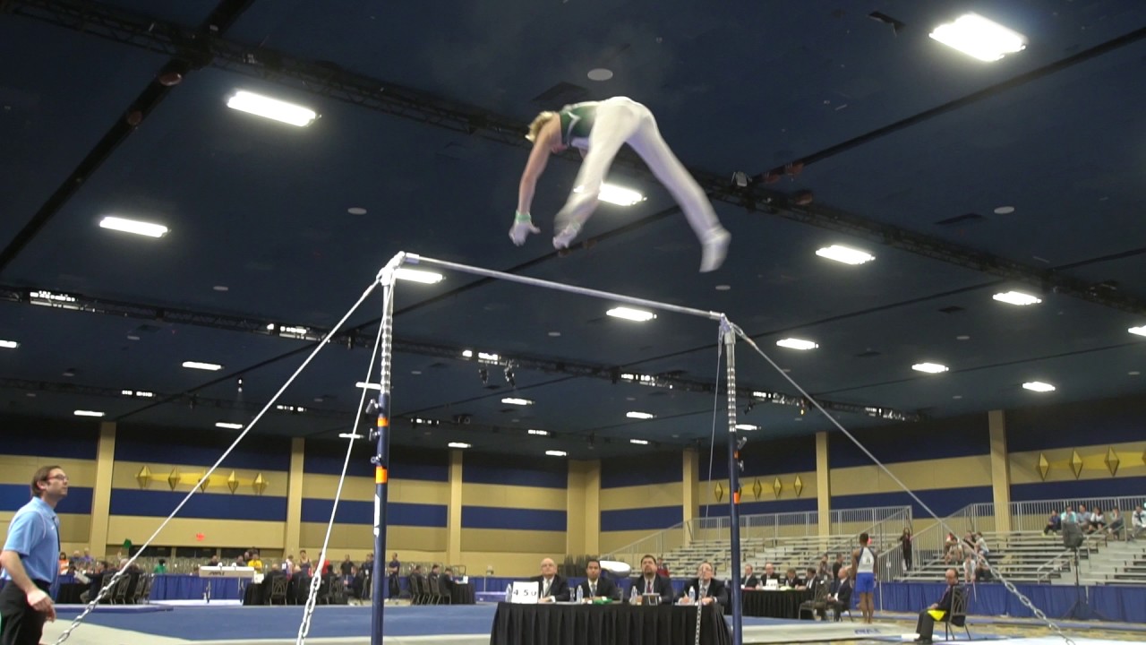 Riley Loos - High Bar - 2017 Winter Cup Prelims - YouTube