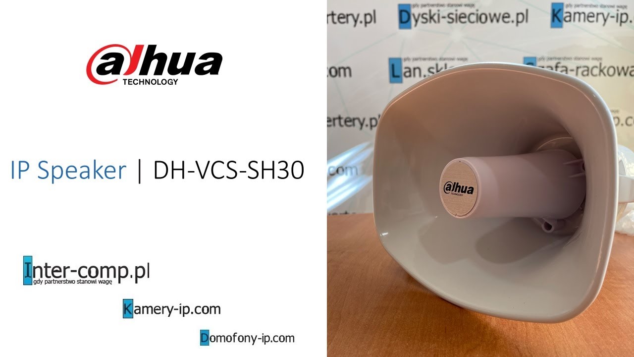 Dahua VCS-SH30 - głośnik IP zasilany przez PoE - www.kamery-ip.com ...