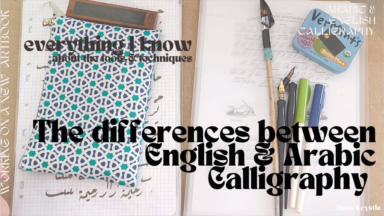 All the differences between English & Arabic Calligraphy | a survival ...