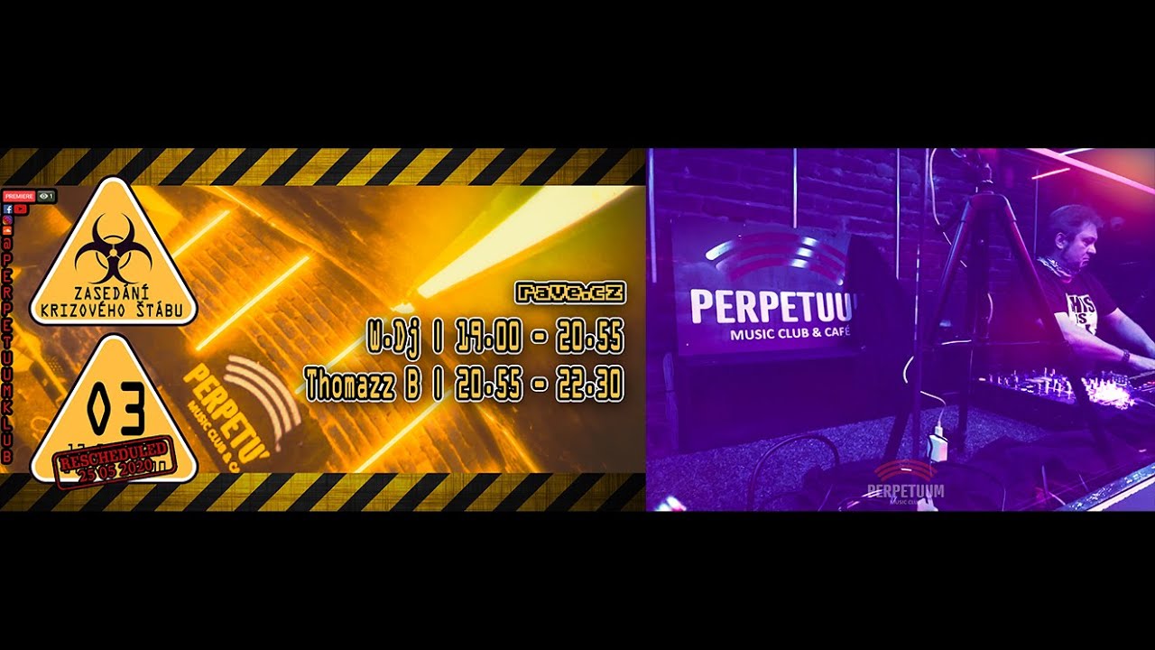 W.Dj @ Zasedání Krizového Štábu 03 - Perpetuum, Brno, CZ | 2020 - YouTube