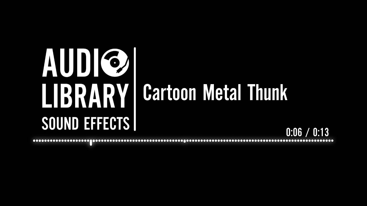 Cartoon Metal Thunk - Sound Effect - YouTube