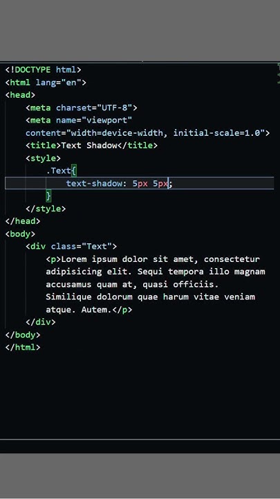 How Do You Create A Shadow Of Text Using Css Trending Programming Htmlcoding Coding Css3