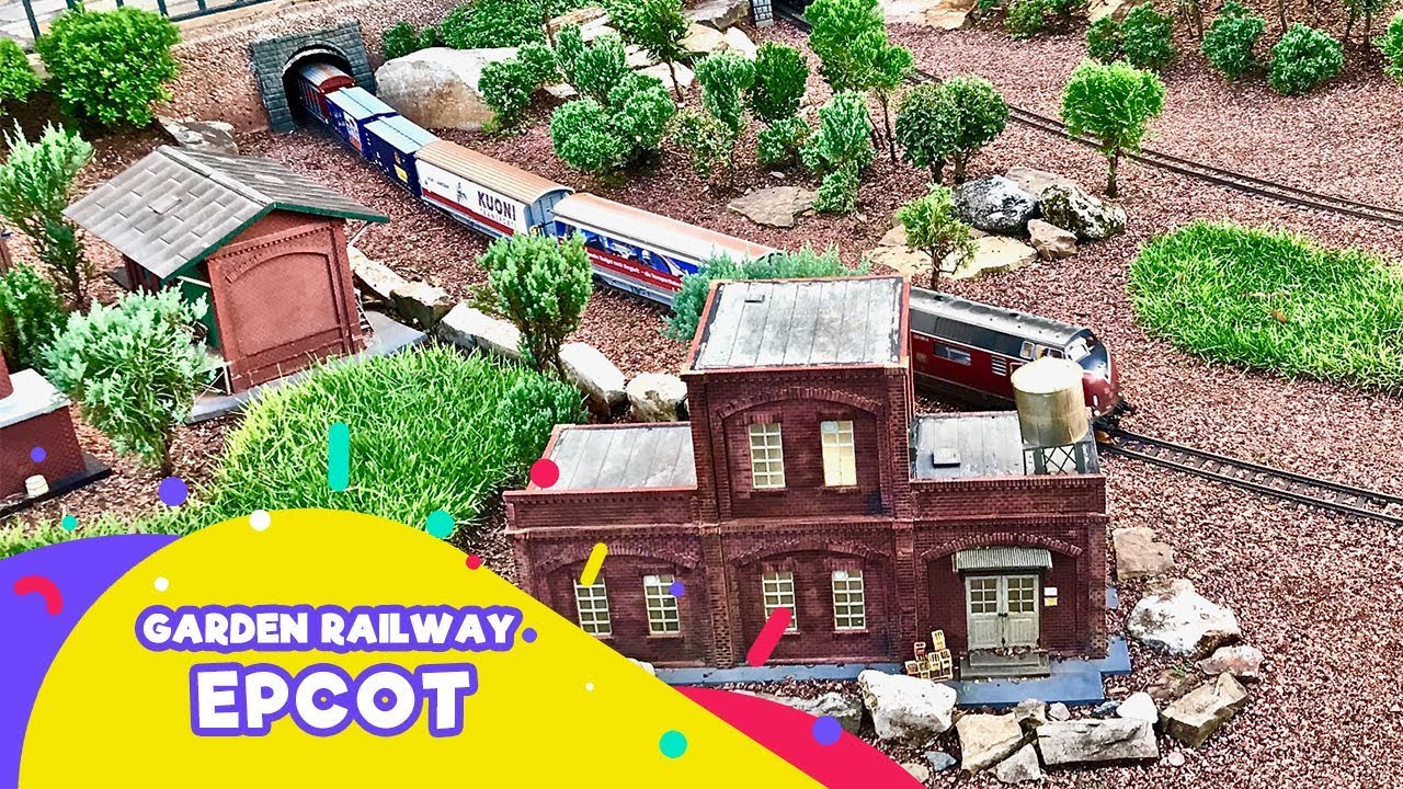 Disney World | Garden Railway at Germany Pavilion at Epcot 2017 - YouTube