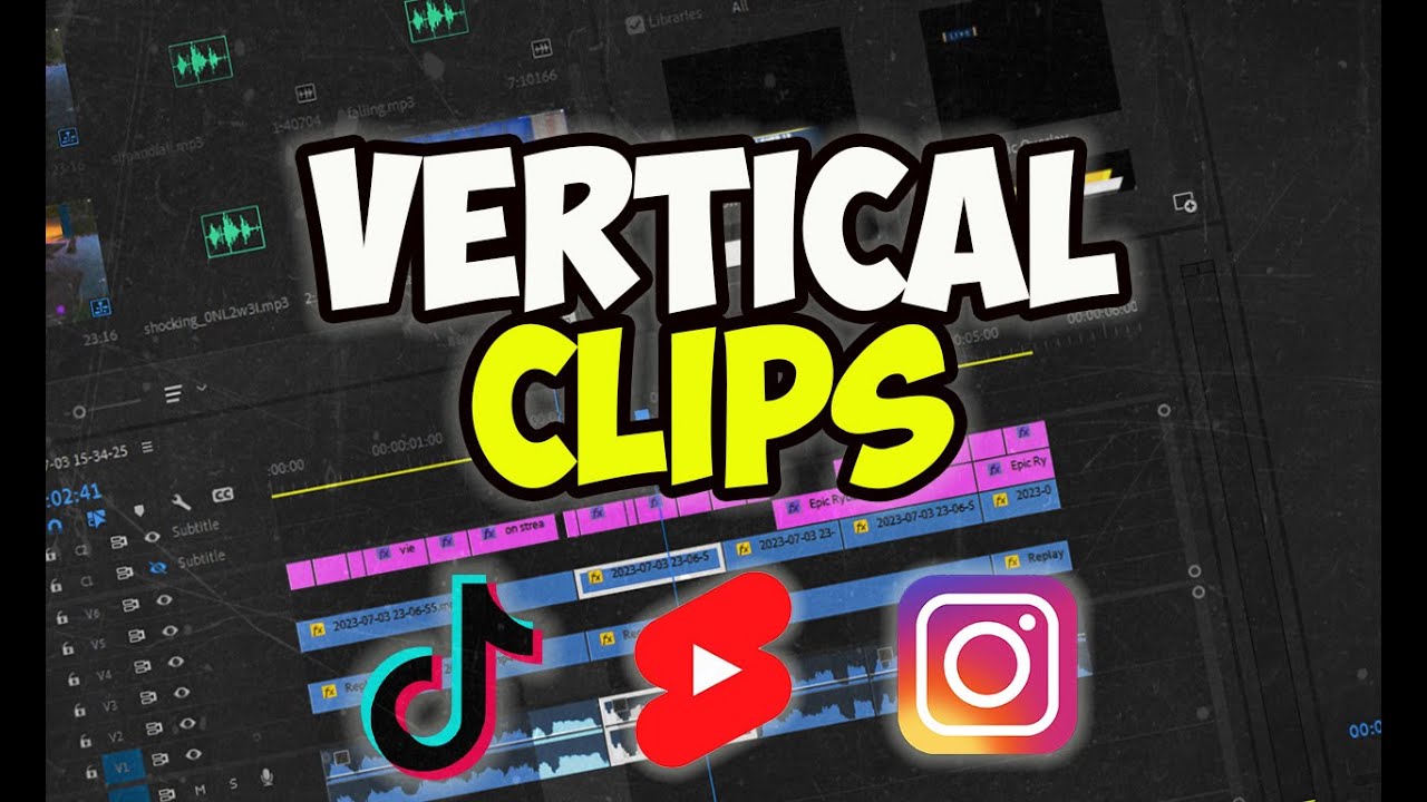 How to edit your vertical gaming clips in Premiere Pro 2023 - YouTube