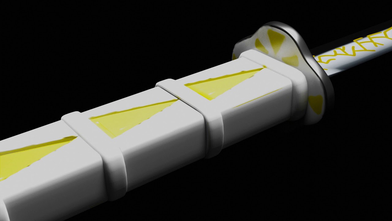 zenitsu's sword- my first sword - YouTube