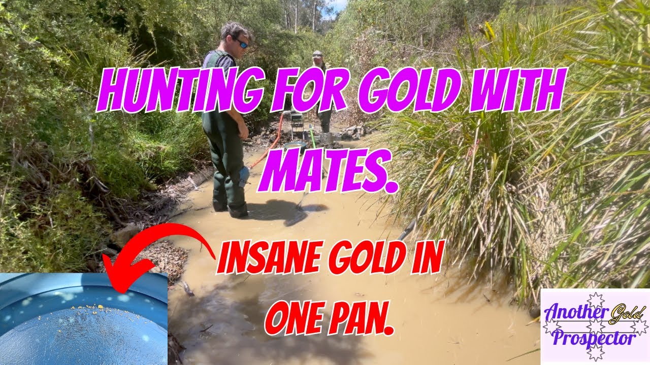 Hunting for Gold on the Creek with Mates. - YouTube