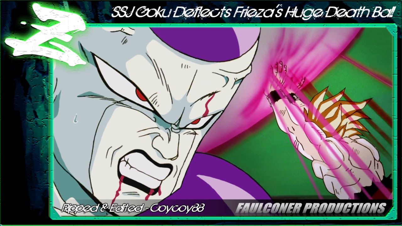 SSJ Goku Deflects Frieza's Huge Death Ball - (Blu-ray Rip) - [Faulconer ...