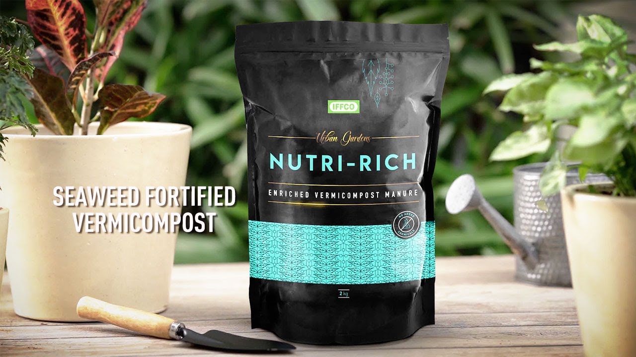 IFFCO Urban Gardens - Nutri Rich - Seaweed Fortified Vermicompost – 100 ...