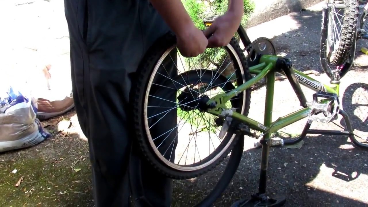 MY BIKE TYRE EXPLODED! - YouTube