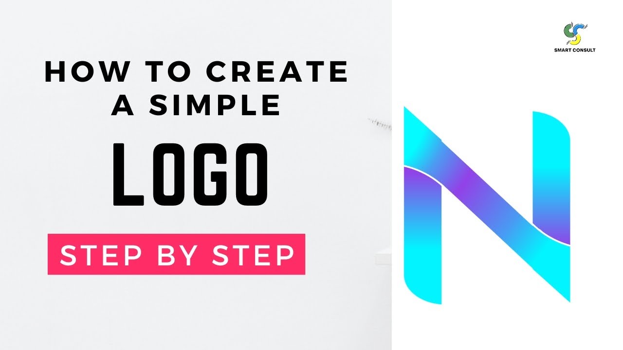 Pixellab Tutorial_ How to design N logo with Pixellab - YouTube