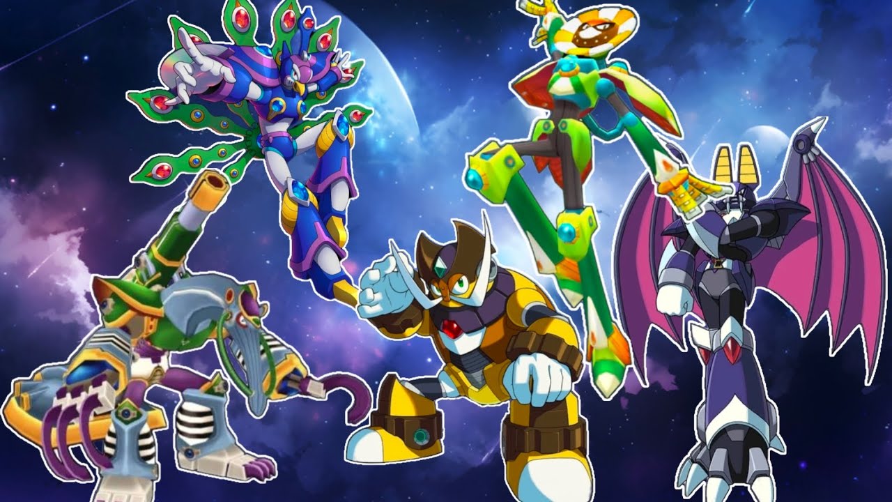 Mega Man X-X8 All Space/Cyber-Type Stage Themes - YouTube