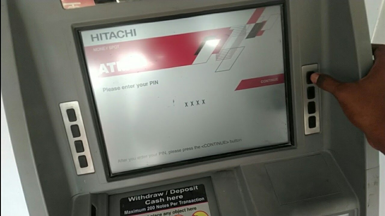 Hitachi ke atm se paise kaise nikale/cash withdrawal from Hitachi atm ...