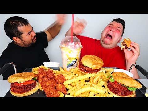 Shake Shack With Orlin • MUKBANG