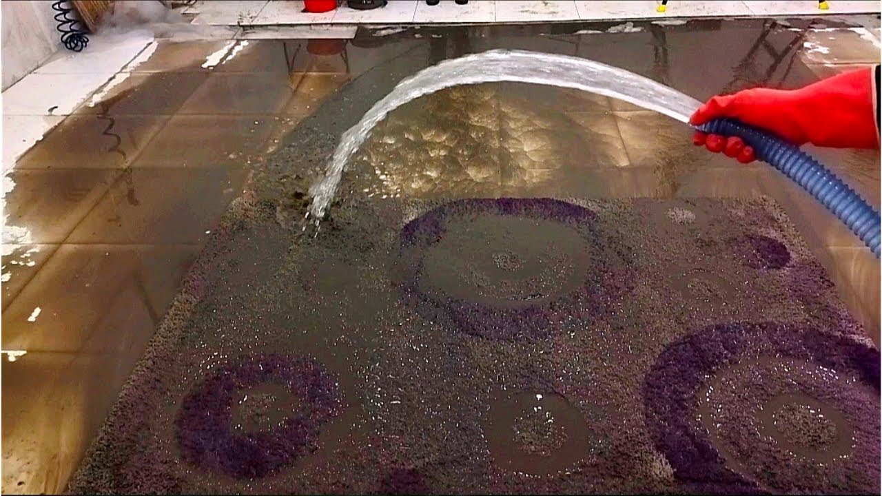 Sticky slime covered poor carpet cleaning satisfying ASMR - YouTube