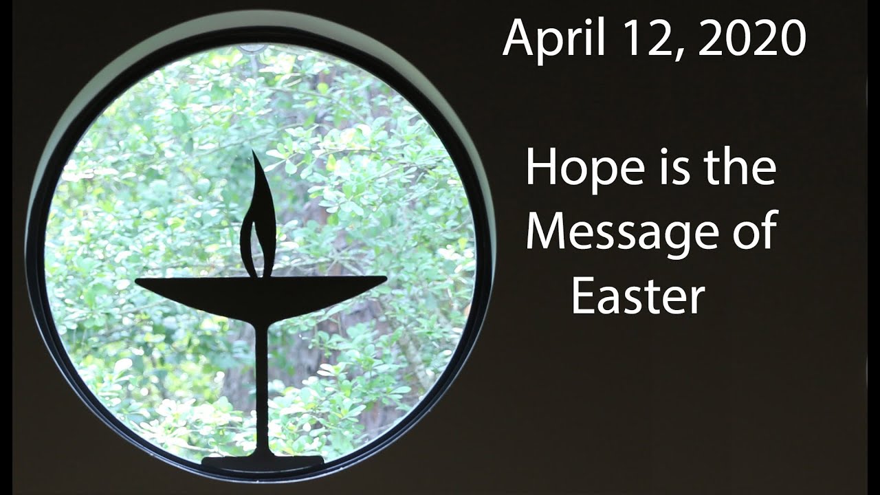 Hope is the Message of Easter by Rev. Pat Ray - YouTube