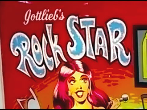 1978 Gottlieb ROCK STAR Pinball Machine In Action - YouTube